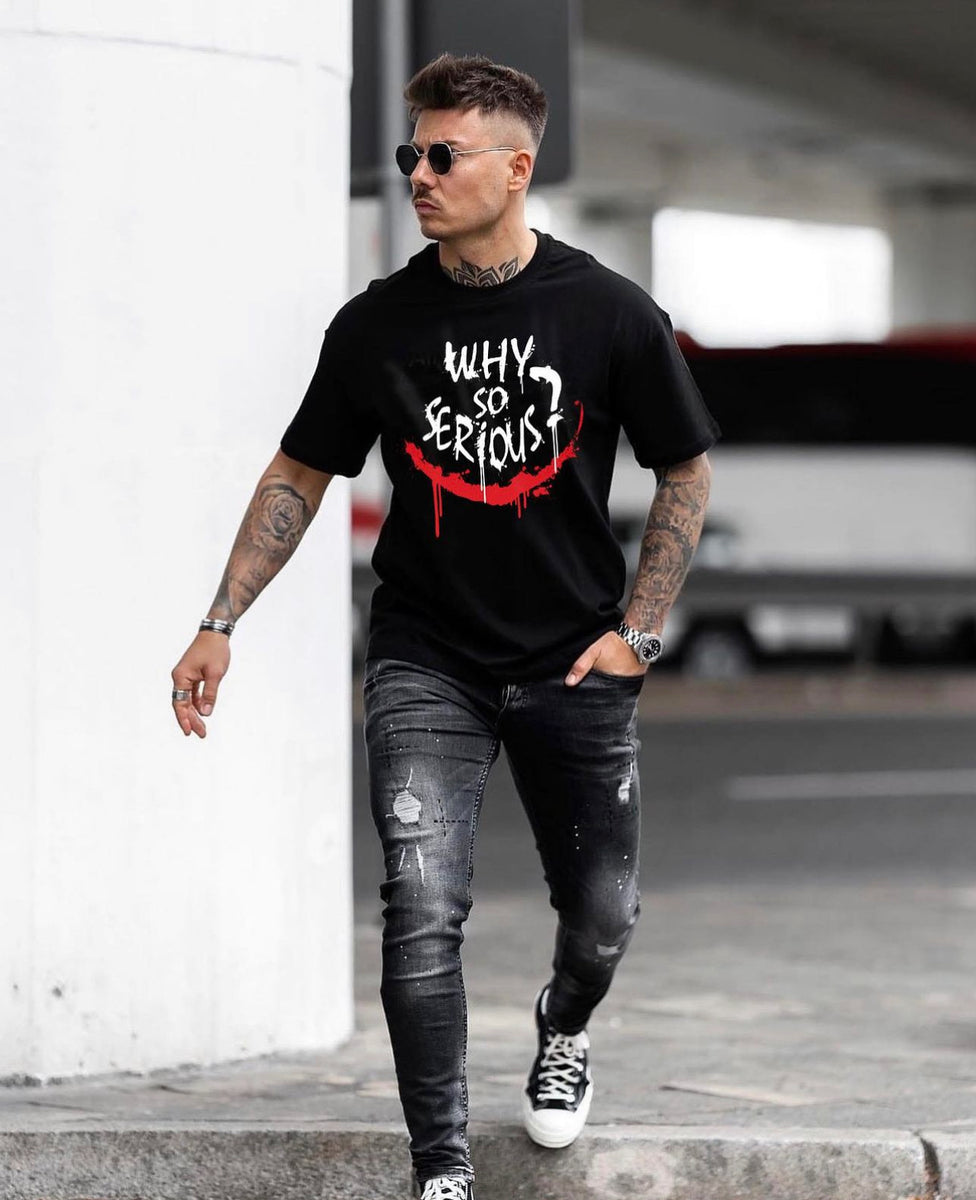 T-shirt Oversized Joker - Black – EL PATRON CLOTHING STORE